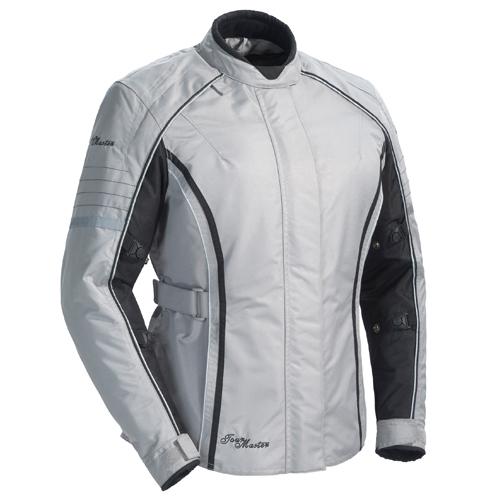 Buy Tourmaster Trinity Series 3 Textile Motorcycle Jacket Silver Size ...