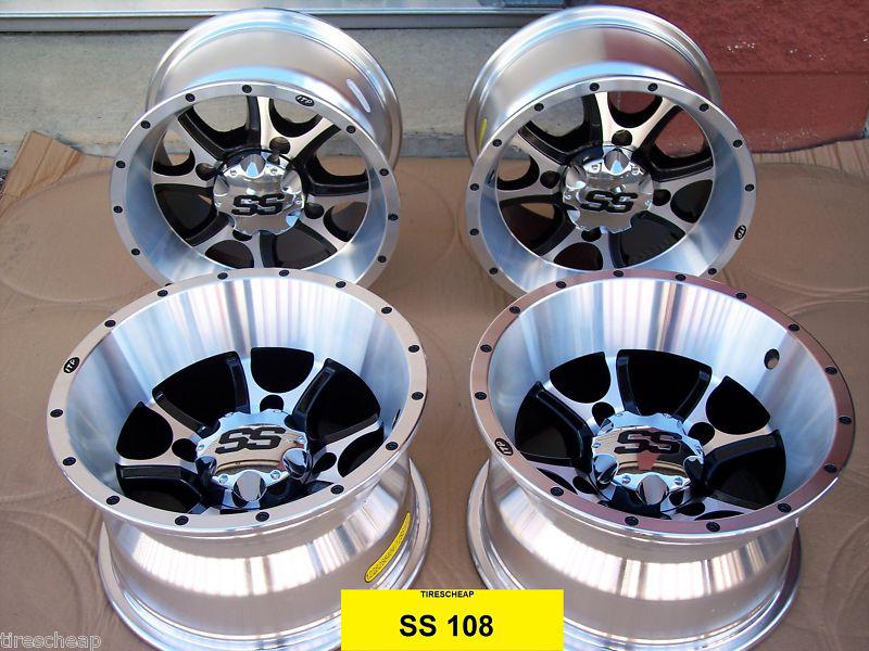 Buy 12" CAN AM COMMANDER ITP SS108 ALUMINUM ATV WHEELS NEW SET 4 ...