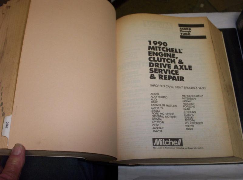Buy TWO MITCHELL REPAIR MANUALS IMPORTED CARS & TRUCKS in Greenville ...
