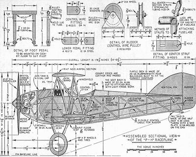 Buy POWELL PH RACER - BIPLANE - PLANS ON CD in On the Left Coast, US ...