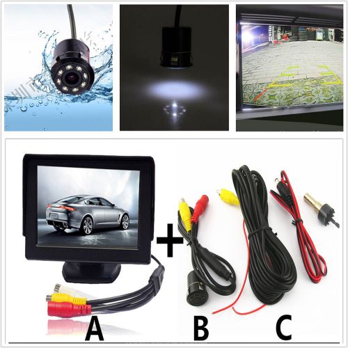 Find 4.3"Screen & Car Infrared Night Vision Camera For Reverse parking ...