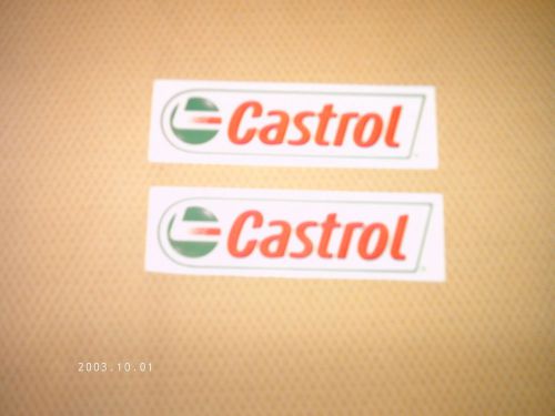 Find Two Castrol RACING DECAL size 1 5/8" x 5" in Lincoln Park, New ...