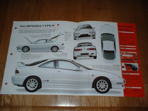 Find ★★1997 ACURA INTEGRA TYPE R SPEC SHEET BROCHURE POSTER PRINT PHOTO ...