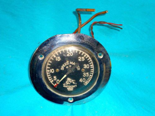 Find VINTAGE SPEED MASTER BOAT DASH MOUNT SPEEDO MASTERCRAFT CHRIS ...