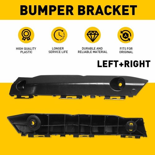 Find Front Driver & Passenger Bumper Support Bracket Set For 2015-2017 ...