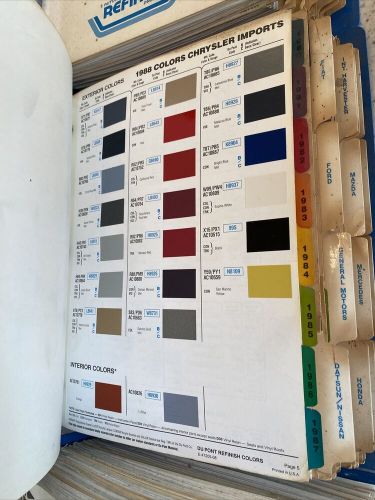 Find Dupont World Color Bulletins For Domestic / Imported Auto Color ...