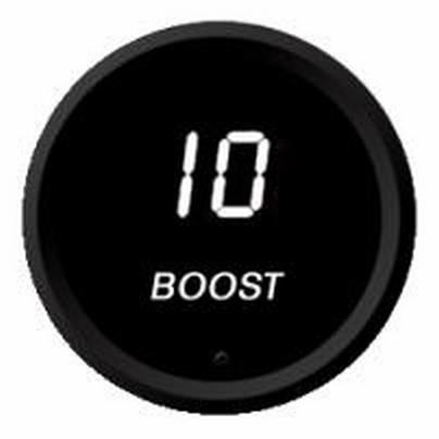 Find LED Digital Boost Gauge White / Black Bezel 0-30 PSI New ...