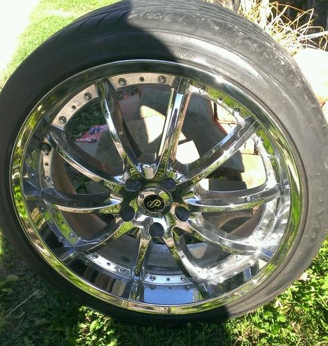 Find ENKEI LF-10 20 INCH RIMS / CHROME W/ TIRES SET OF 4 in Near Toledo ...