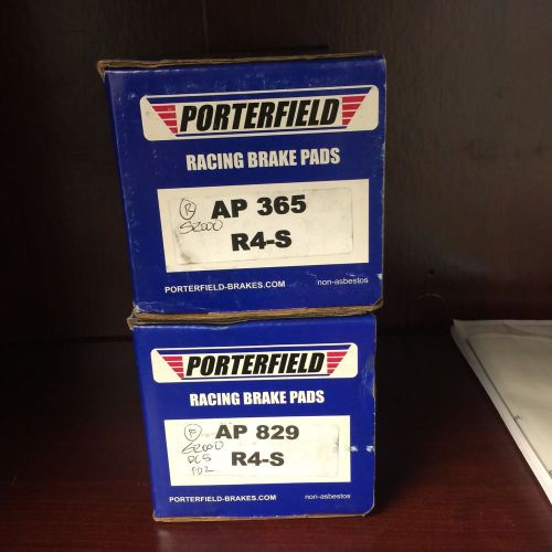Sell PORTERFIELD AP365 + AP829 R4-S Performance Brake Pads Honda S2000 ...