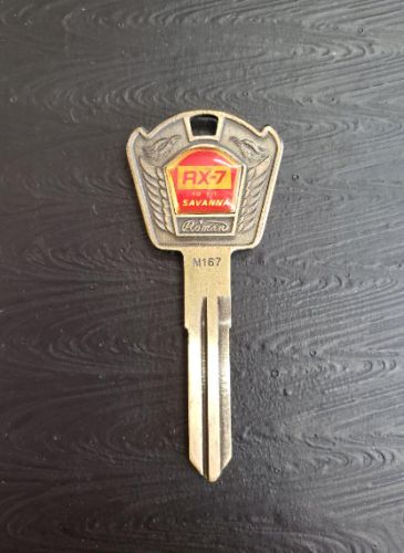 Sell RARE Mazda RX7 Vintage Blank Key Savanna M167 Double Sided Logo ...