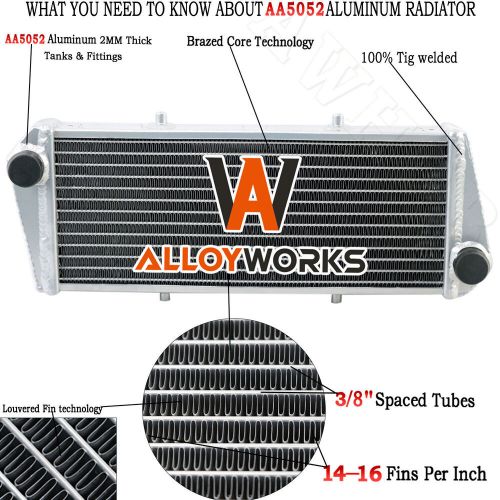 Sell Aluminum Motor Radiator Fits Ultralight Rotax 912i 912 914 UL 4 ...