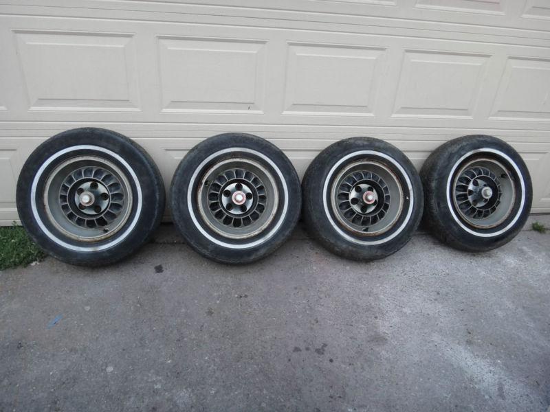 Sell Rare AMC Reverse Turbine Wheels Rallye Center Caps 14" Pacer ...