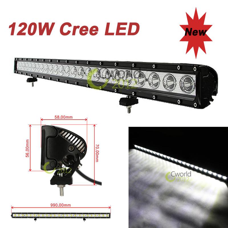 Purchase 12000lm 120W CREE Spot Beam LED Work Light Fog Offroad 4WD ...