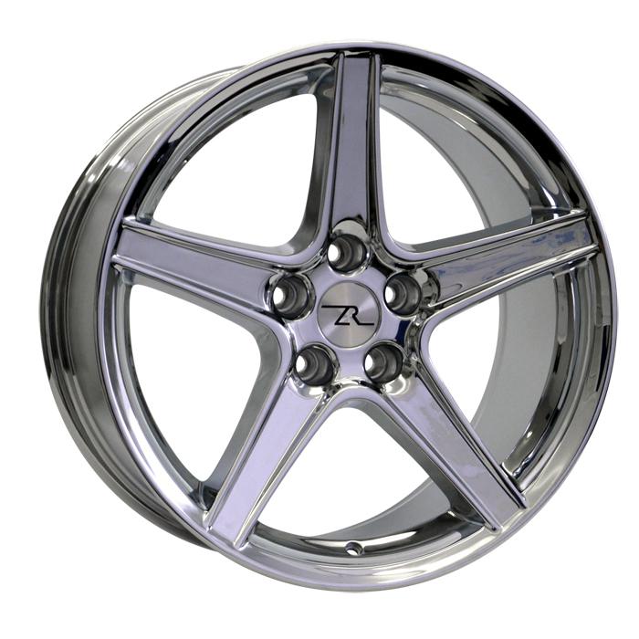 Purchase 18 x9 inch Chrome Mustang ® Wheels fit Saleen 18" 2005+ Rims ...