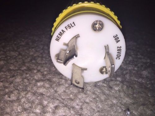 Purchase Bryant marine 30 amp 28 VDC locking electrical plug in ...