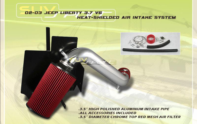 Buy 02-03 JEEP LIBERTY V6 AIR INTAKE FILTER+HEAT SHIELD 03 in CA, US ...