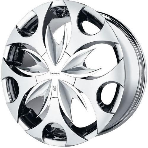 Buy 18x8 Chrome Verde Scorpion Wheels 4x100 4x4.5 +38 VOLVO S40 V40 5 ...