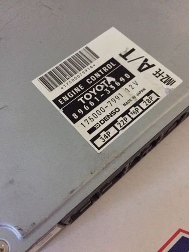 Buy ECU ECM COMPUTER Camry 1996 96 DX LE XLE 6 Cylinder 89661-33690 in ...