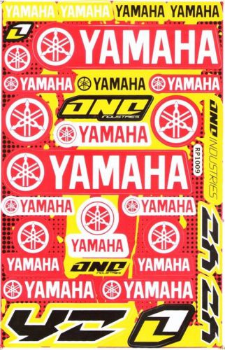 Buy New Yamaha Motocross Moto GP ATV Racing stickers/decals 1 sheet ...
