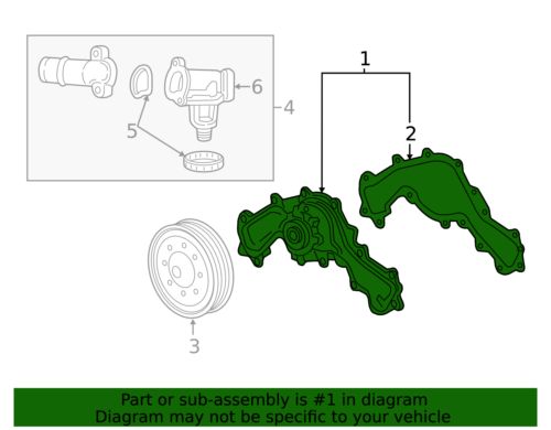 Buy Genuine GM Engine Water Pump with Gasket 12707180 in , for US $160.05