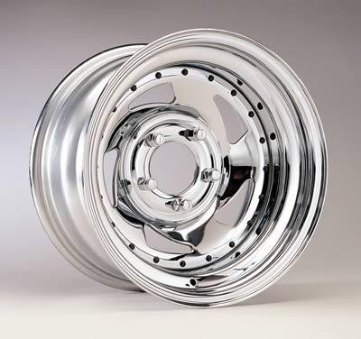 Buy U.S. Wheel 26 Series Chrome Blade Wheel 15"x7" 5x5" BC Set of 2 in ...