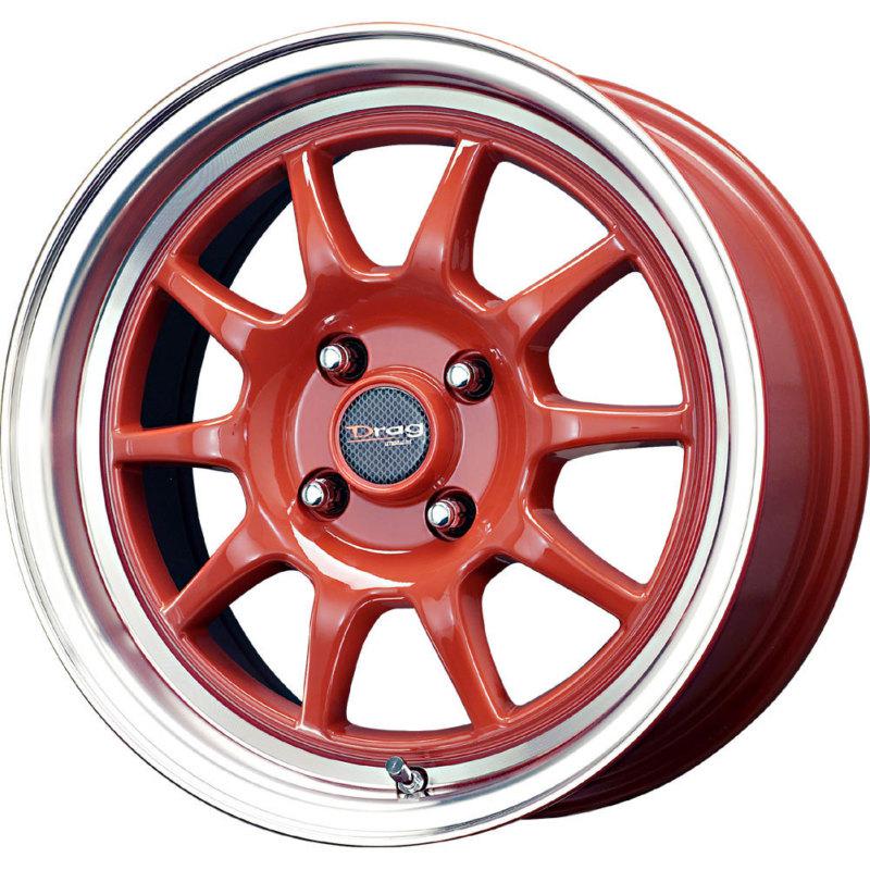Buy One piece New 15X7 40 Offset 4x100 DRAG DR-16 Red Wheel/Rim in ...