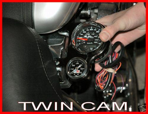 Buy ROCKER BOX MOUNT SPEEDO SPEEDOMETER & OIL GAUGE HARLEY CHOPPER ...