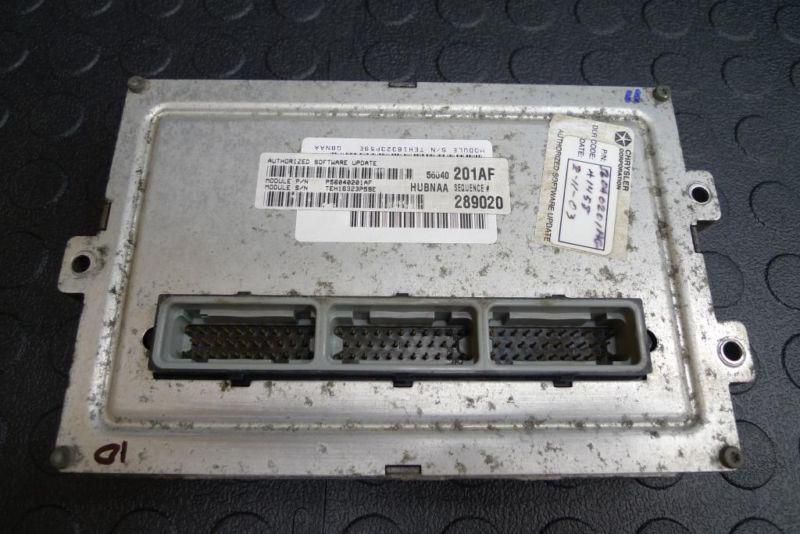 Find 02 DODGE RAM 1500 4.7 ECU ECM PCM ENGINE COMPUTER CONTROL UNIT ...