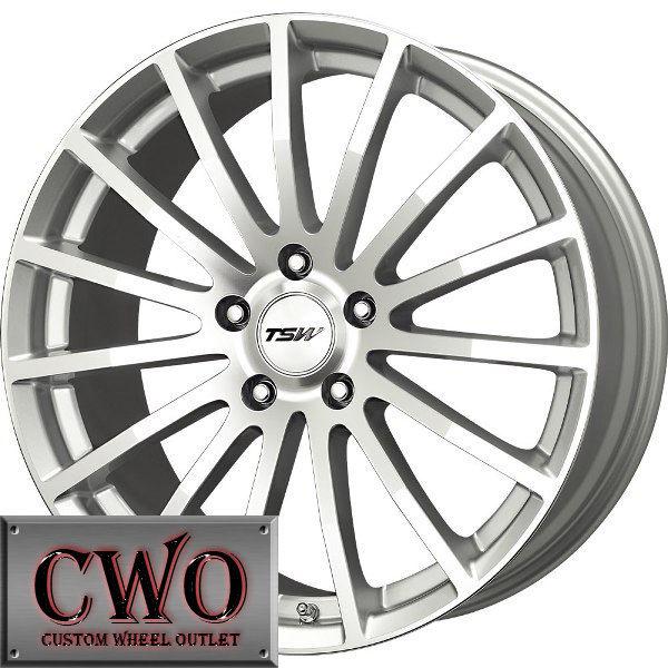 Find 15 Silver Tsw Mallory Wheels Rims 4x100 4 Lug Civic Mini Miata ...