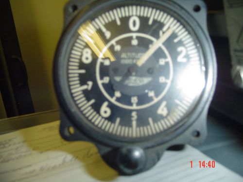 Buy U, S. GAUGE ALTIMETER NON SENSITIVE PRE WW2 WORKS TAN DIAL in ...