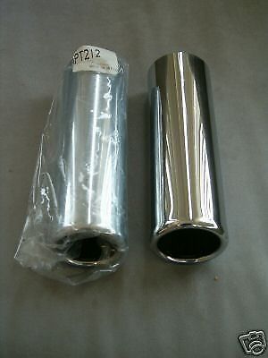 Find PAIR 2 1/2" CHROME PENCIL TIP EXHAUST FREE SHIPPING in Roseville ...