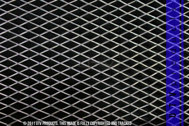 Find 6" x 36" STAINLESS STEEL UNIVERSAL MESH GRILLE DIAMOND PATTERN ...