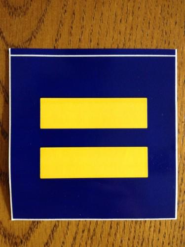 Find Human Rights EQUAL - LGBT Decal Sticker Approximately 3" x 3" Blue ...