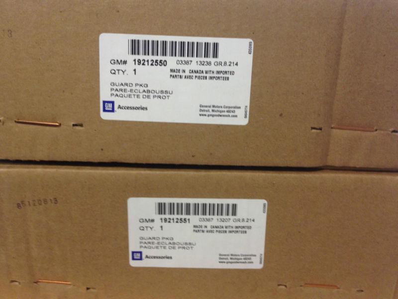 Find GENUINE GM 07-13 SILVERADO SPLASH GUARD SET 4 PC SET GM# 19212550 ...
