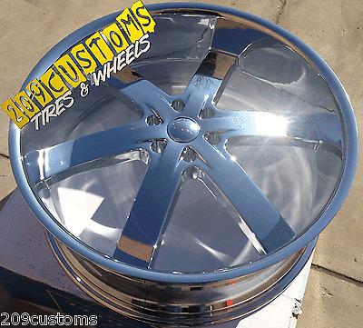 Find (4) 26" WHEELS & TIRES U2 55 CHROME 6X139.7 AVALANCHE 2007 2008 ...
