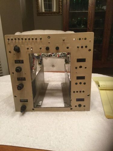 Find Beechcraft King Air C-90 Center Radio Stack Panel w/heads for comm ...