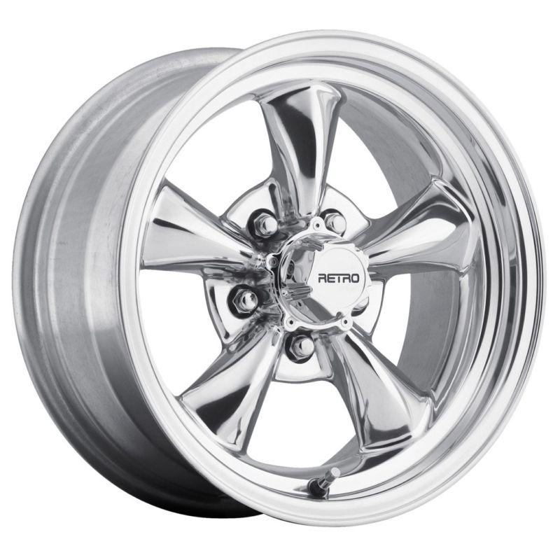 Find (4) 15x7" Retro Polished Aluminum Wheels Rims 5x4.75" for Pontiac ...