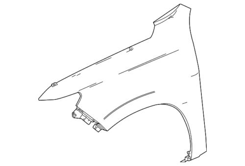 Find Genuine GM Front Driver Side Fender 84384206 in , for US $462.39