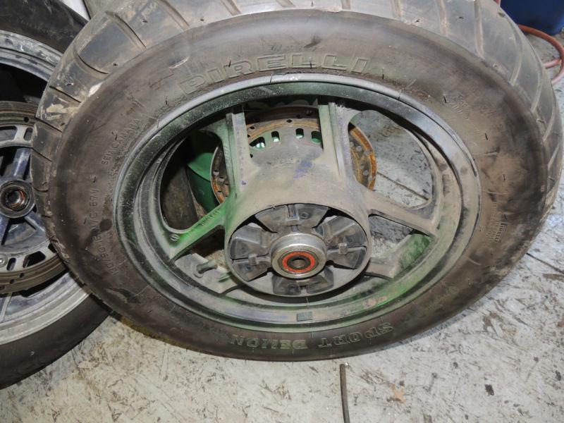 Find 1996 Kawasaki Ninja 600 zx6 zx600 Wheels and tires LOOK :) Free ...