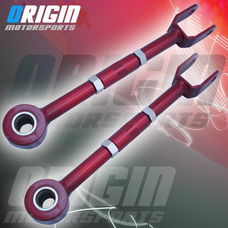 Find GSP Red 03-07 Nissan 350Z/ G35 Fully Adjustable Rear Toe Control ...