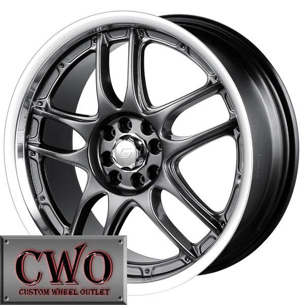 Sell 18 Gunmetal Sacchi S55 Wheels Rims 4x100/4x114.3 4 Lug Civic ...