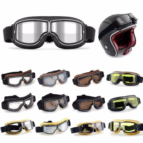 Sell Pair Aviator Pilot Retro Cruiser Vintage Bikes Motorcycle Racing ...