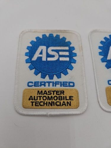 Sell ASE Master Automotive Technician Patches New Lot of 2 in AL ...