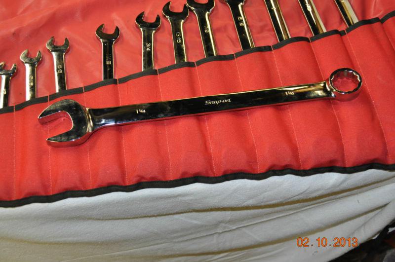Sell Snap on Combination Wrench Set Standard 14pc 3/8-1-1/4" EXCELLENT in Lincoln, Nebraska, US ...