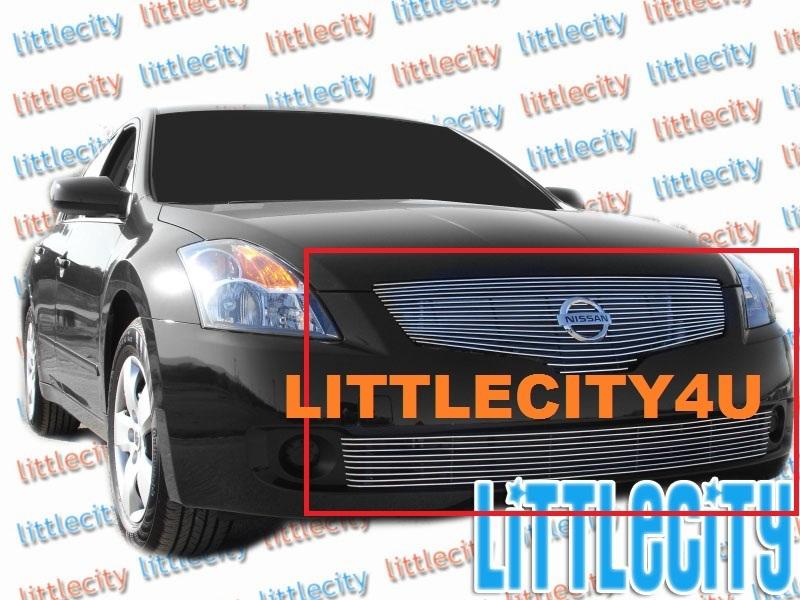 Sell 07 08 09 Nissan Altima Sedan Billet Grille Combo Inserts 1PC UPPER ...