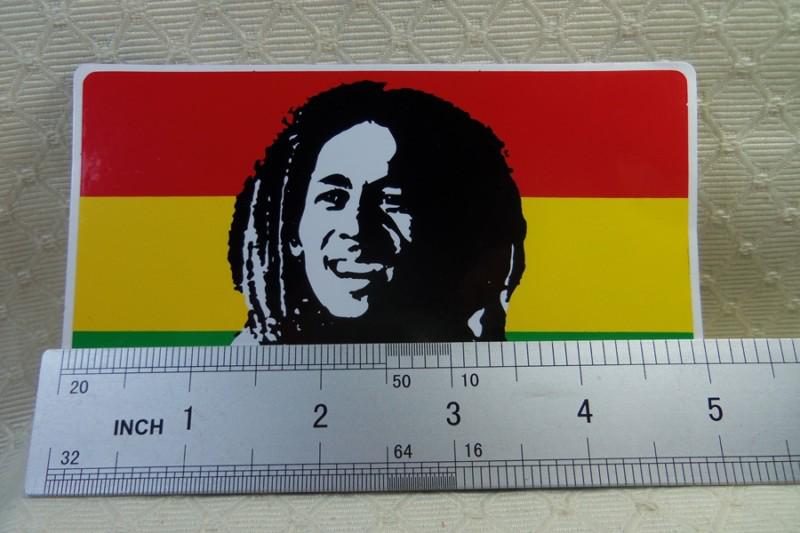 Purchase BOB MARLEY REGGAE MAN CAR STICKER/DECAL NEW NICE FREE SHIPPING ...