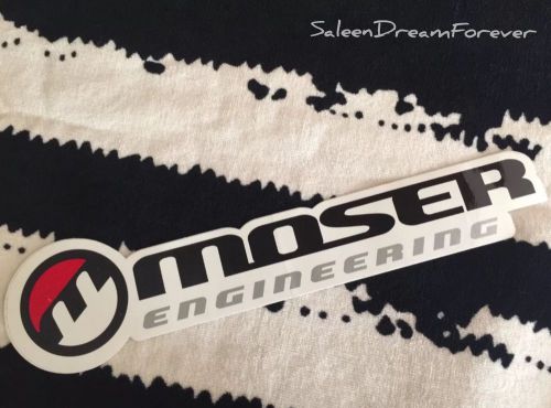 Purchase LARGE MOSER ENGINEERING RACE DECAL STICKER NOS AUTOMOTIVE FORD ...