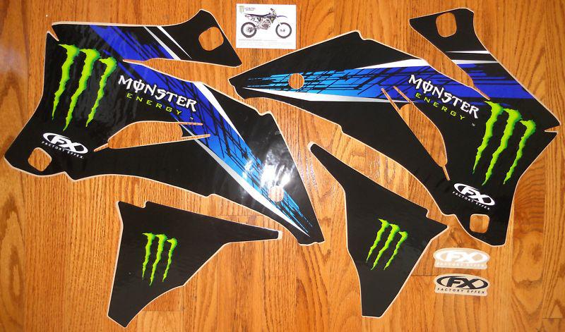 Purchase FACTORY EFFEX YAMAHA MONSTER ENERGY YZ250F YZ450F GRAPHICS KIT (06-09) in Freeport ...