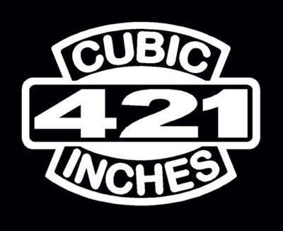 Purchase 2 V8 396 CUBIC INCHES ENGINE DECAL SET 396 CI EMBLEM STICKERS ...
