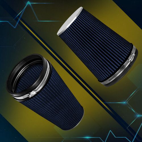 Purchase 6" Truck Blue Long Performance High Flow Cold Air Intake Cone ...